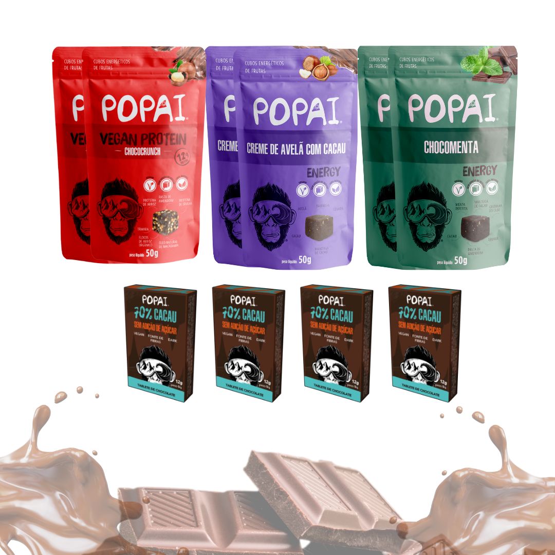 Combo Choco | Popai Snack para os chocólatras de plantão